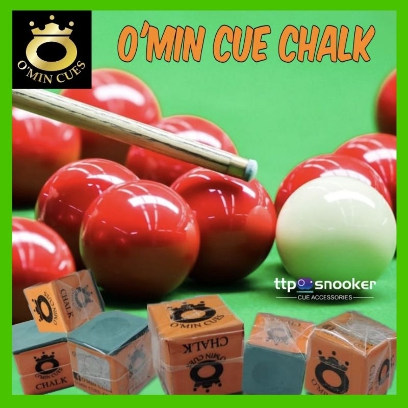 Original O'MIN 🇹🇭 thailand snooker cue chalk | Shopee Malaysia