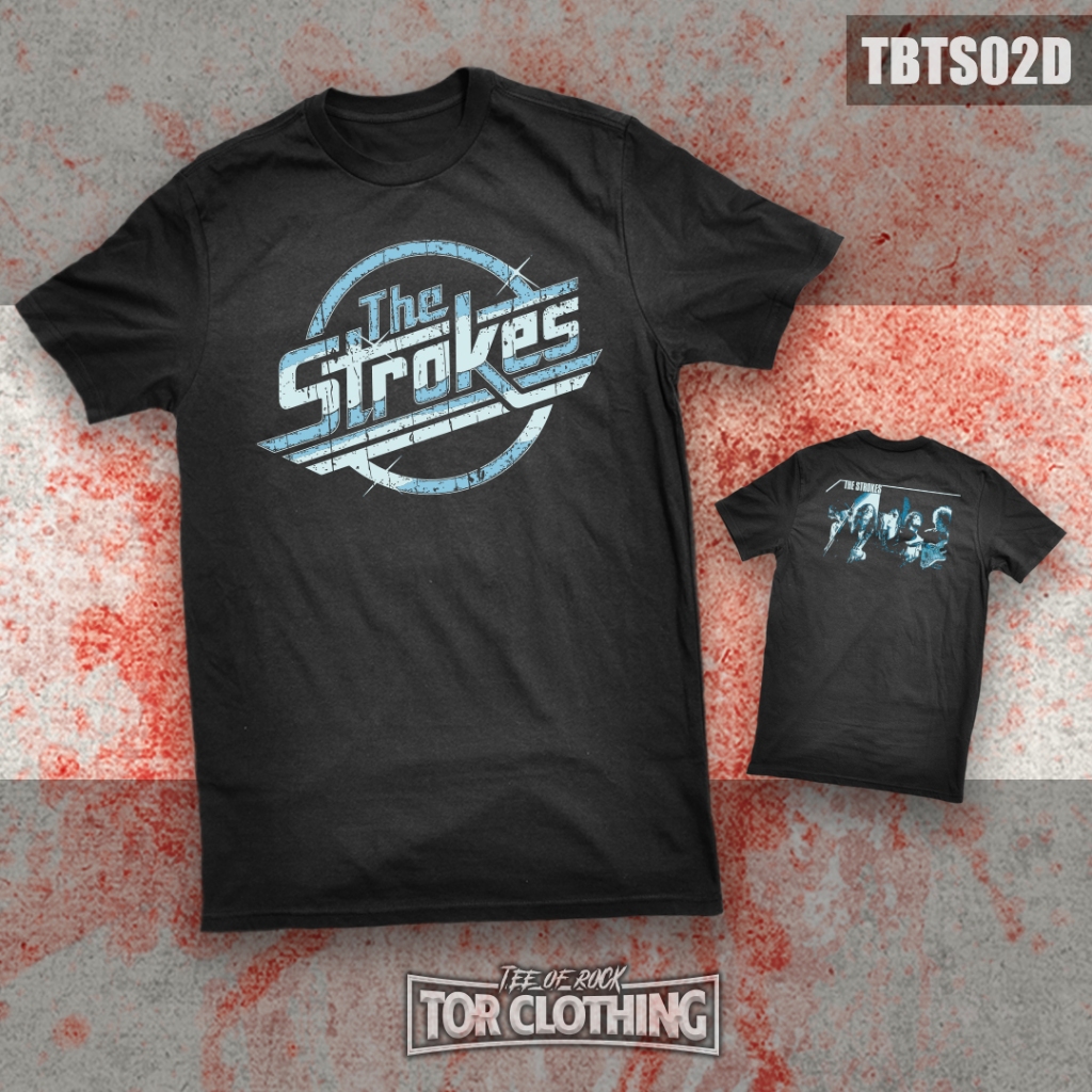 T-shirt The Strokes - Logo - Band Rock - Ready Stock (TBTS02D) Tor ...