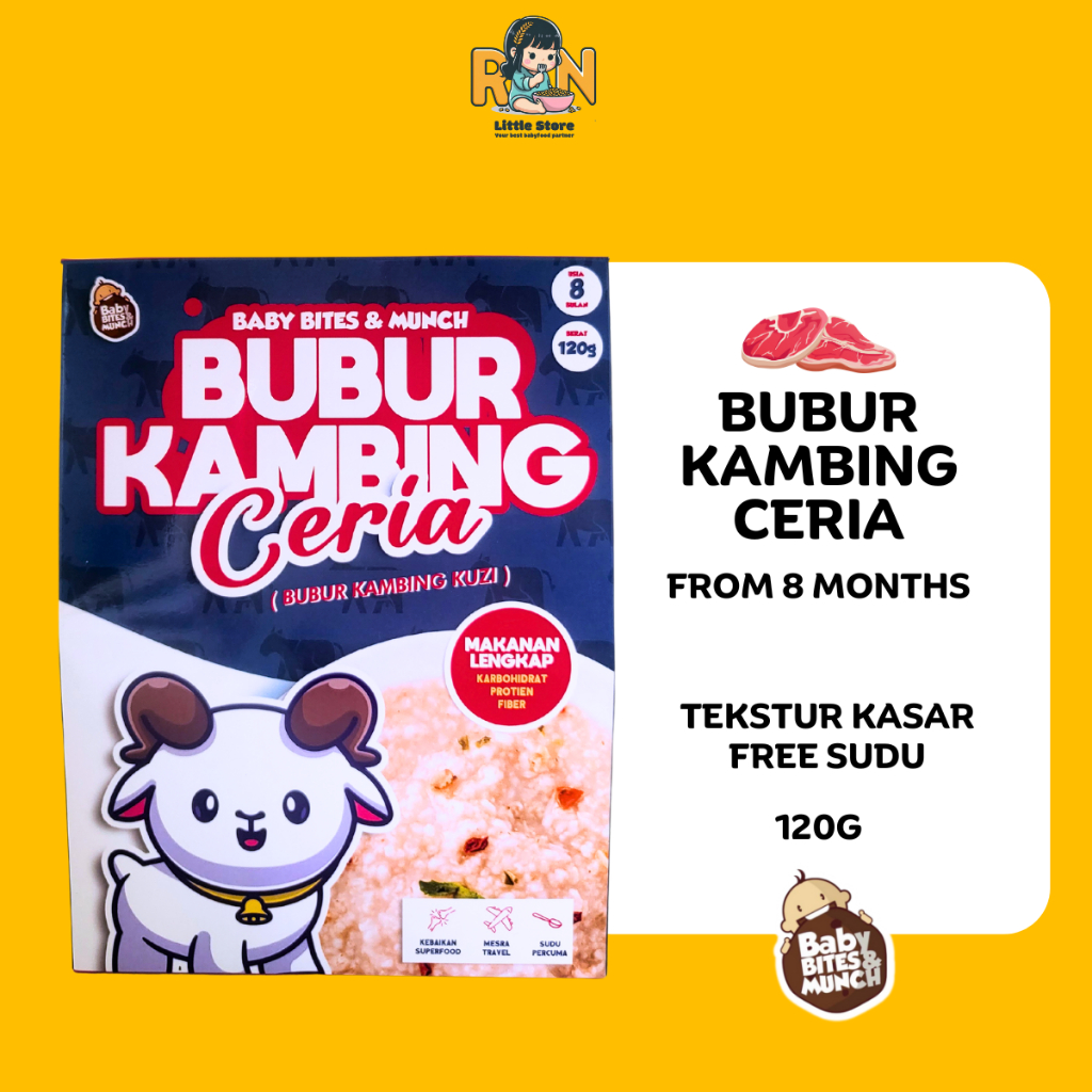 READY TO EAT BABY FOOD - BABYBITESNMUNCH Bubur Kambing Ceria Makanan ...