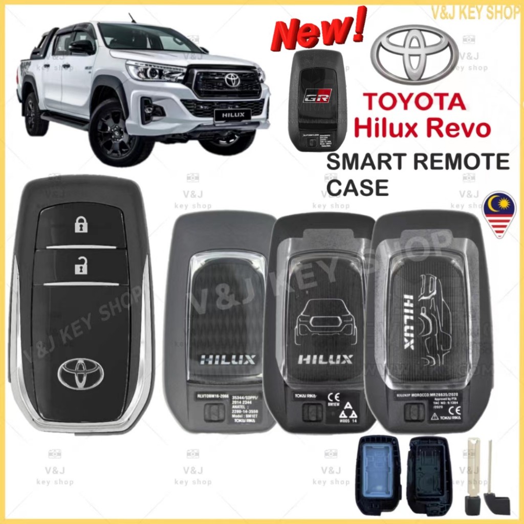 🔥New Arrival🔥Toyota Hilux Innova Fortuner Smartkey Remote Key Case ...