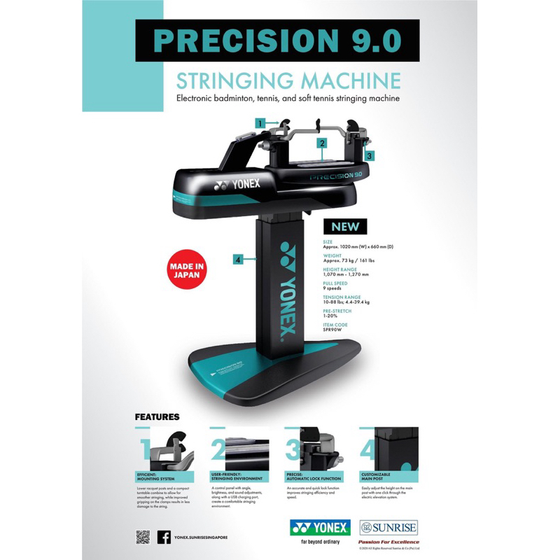 YONEX Badminton Stringing Service (No Strings Included) | Shopee Malaysia