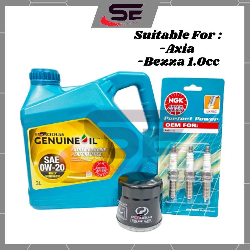 Perdua Engine Oil 0w20 Fully Synthetic Axia Engine Oil Minyak Hitam ...