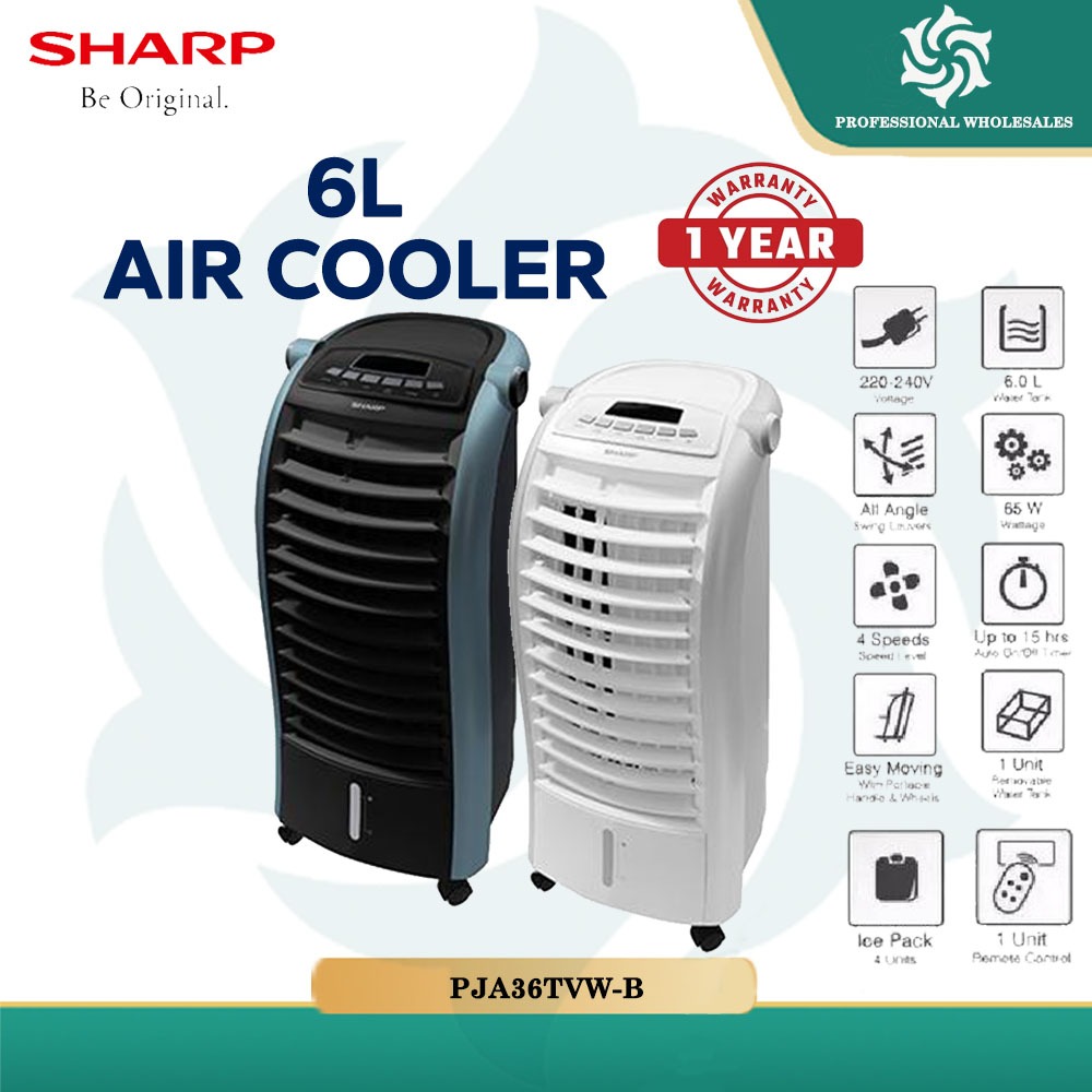 Sharp Japan Evaporative Air Cooler With Remote Control (PJA36TVB ...