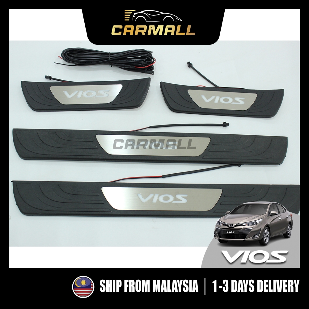 Toyota Vios NSP151 OEM LED Door Step/Scuff Plate Door Scuff Sill Cover ...