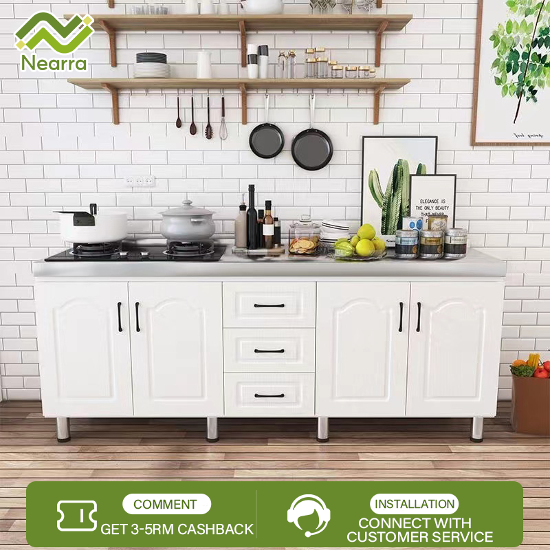 🔥Limited Price🔥 Stainless steel cabinet Simple Cabinet kitchen Sink ...