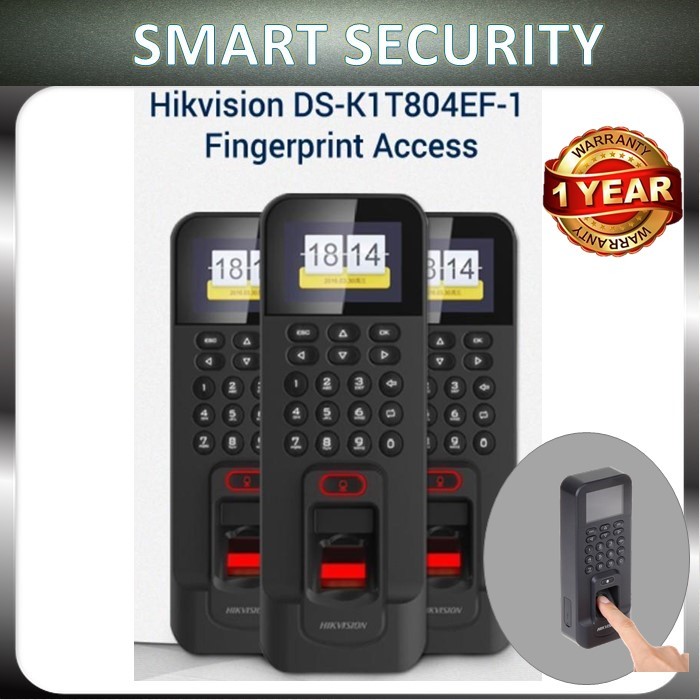 Hikvision Fingerprint with adaptor & Card Time Attendance & Door Access ...
