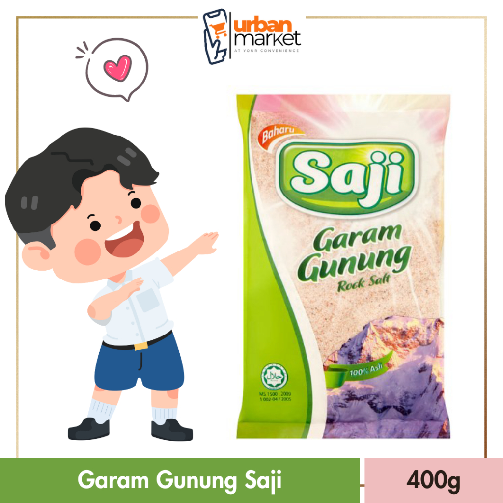Garam Bukit Saji / Rock Salt Saji, 400g | Shopee Malaysia