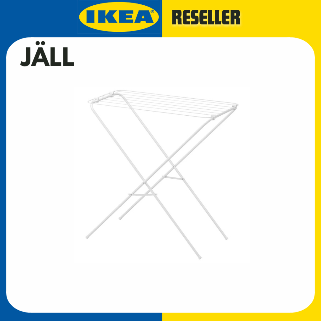 IKEA DRYING RACK IN / OUTDOOR WHITE JÄLL | Shopee Malaysia