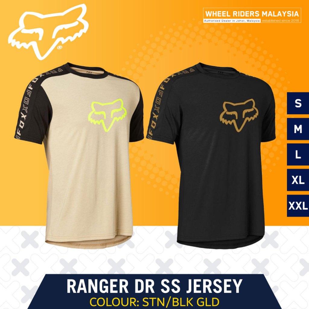 Fox Ranger DR SS Jersey Original MTB Mountain bike Jersey Ready Stock ...