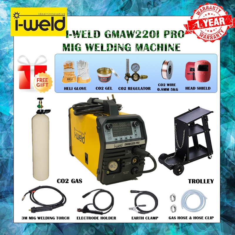 i-Weld GMAW220I PRO MIG 2 in 1 WELDING MACHINE i-Weld GMAW 220I PRO | Shopee Malaysia