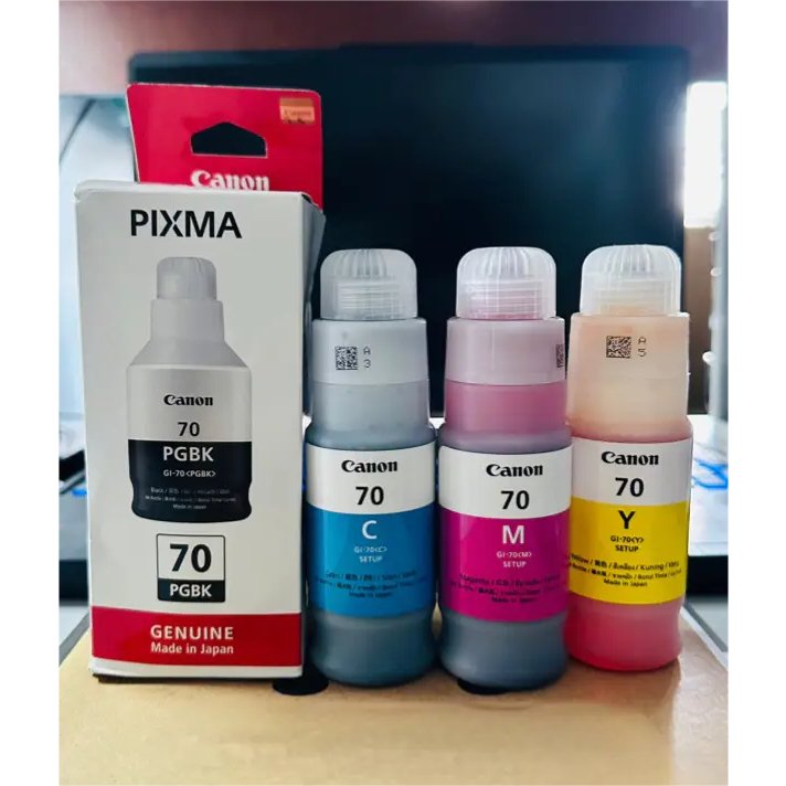 Ready Stock Canon GI70 GI-70 BK/C/M/Y Ink Tank Ink Ink Cartridge Canon ...