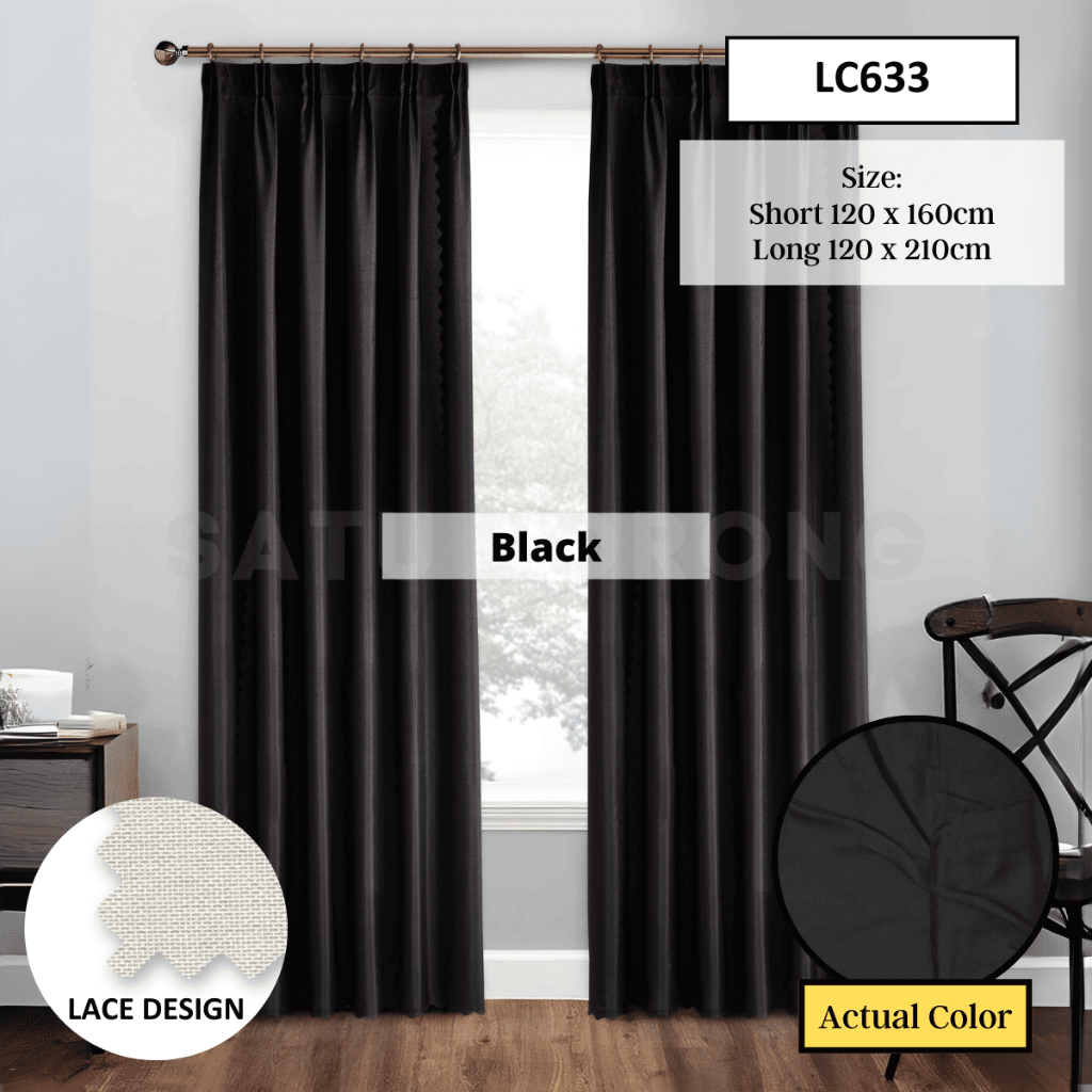 Curtain Window Langsir Tingkap Murah Pintu Deco Bilik Dapur Sliding ...