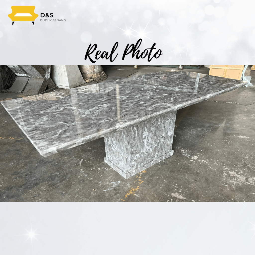 REON Elegant Marble Table Only / Meja Makan Sahaja | Shopee Malaysia