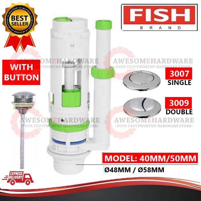(WITH BUTTON) FISH BRAND CJ CJOV 3007 3009 SINGLE/DOUBLE PRESS CLOSED ...