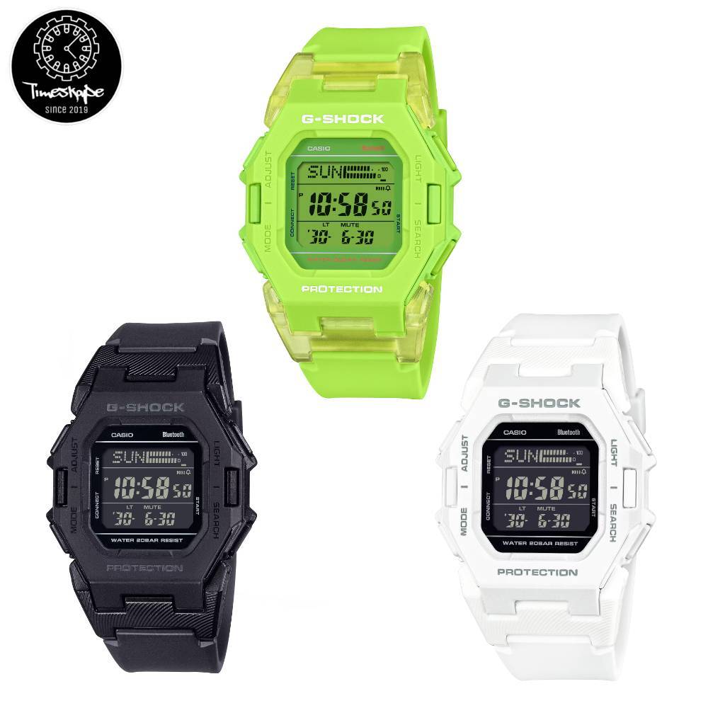 Original CASIO G-SHOCK GD-B500-1 / GD-B500-7 / GD-B500S-3 Bluetooth and step tracker ultra-thin ...