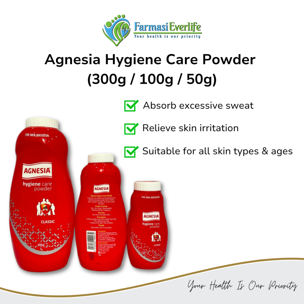 Agnesia Hygiene Care Powder (300g / 100g / 50g) | Shopee Malaysia