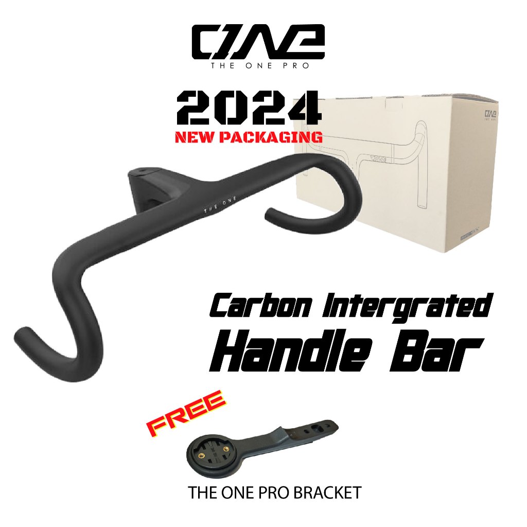 READY STOCK!! THE ONE PRO Road Carbon Fiber Intergrated Handle Bar ...