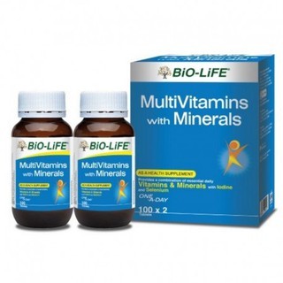 Biolife MultiVitamins with Minerals - ( 30's / 100's / 2x100's ...