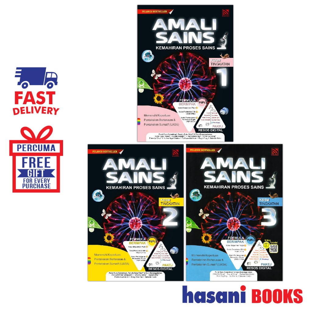Hasani Pelangi Amali Sains Kemahiran Proses Sains KSSM Tingkatan 1 - 3 ...