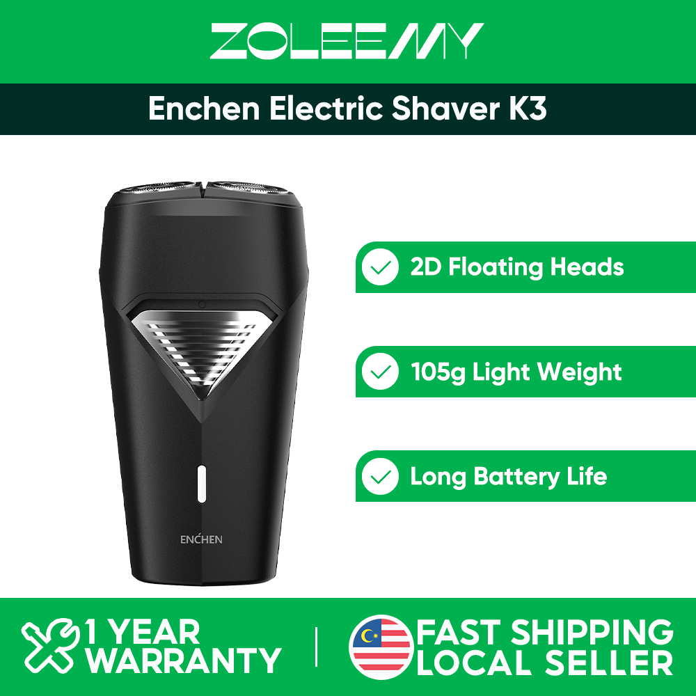 Enchen K3 Electric Shaver 2D Shaver Heads Portable Shaver Machine Dual ...