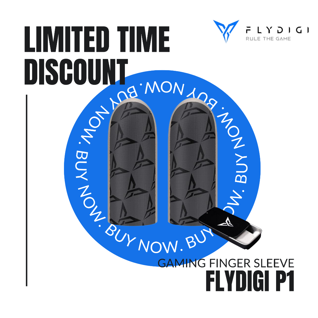 Flydigi P1 Silver-Cloth Gaming Finger Sleeve | Shopee Malaysia