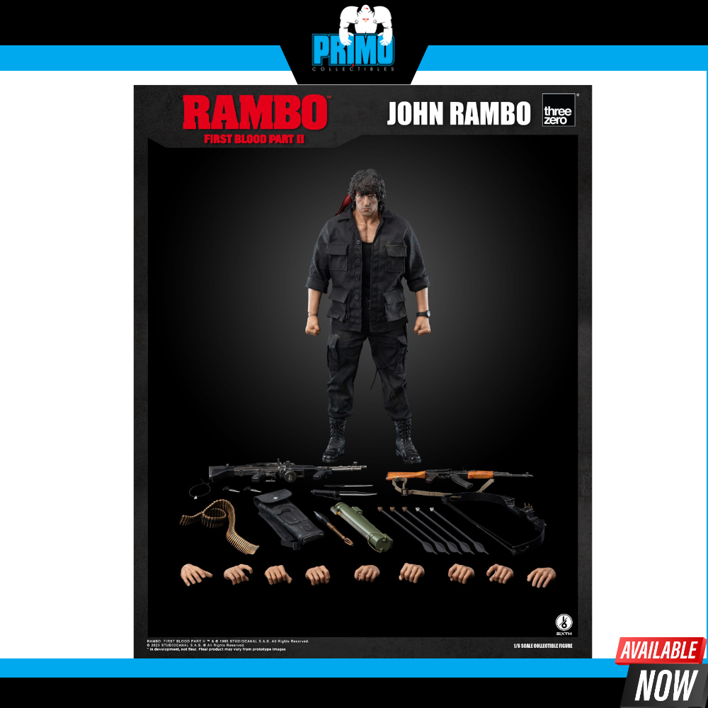 Threezero - Rambo: First Blood Part II 1/6 scale John Rambo [Ready Stock] | Shopee Malaysia
