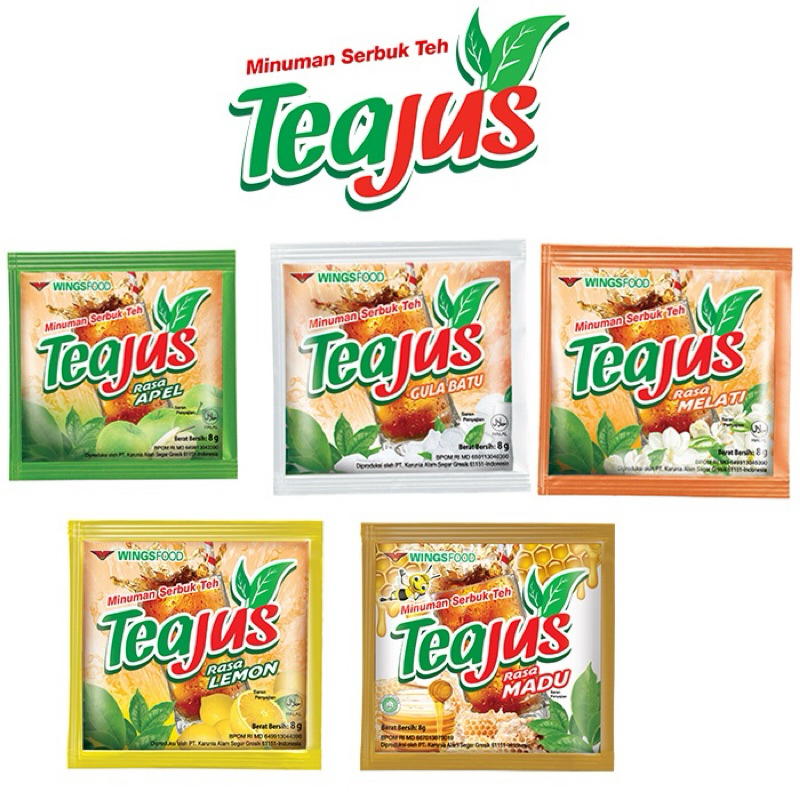 TEAJUS MINUMAN SERBUK ORIGINAL 1 RENTENG 10SACHET | Shopee Malaysia