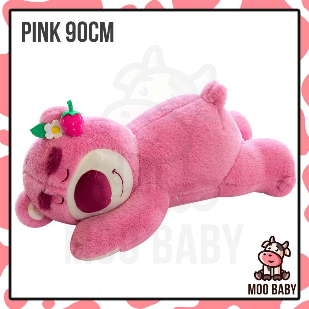 ⭐Moo Baby Patung Lotso Bear Boneka Lotso Strawberry Bear Lotso Doll ...