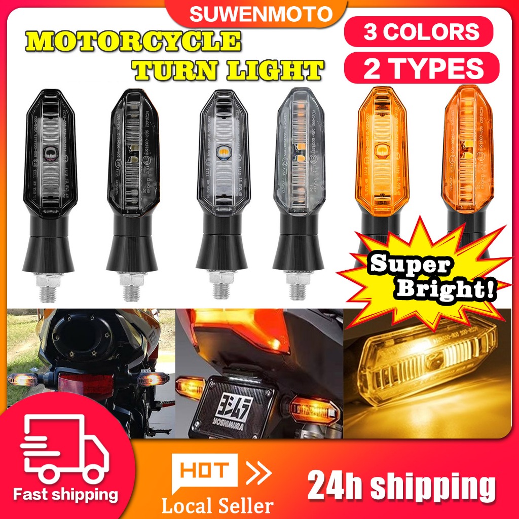 4PCS MINI Turn Signal Light Universal R6 R15 R25 RS150 RSX Y15 MT ...