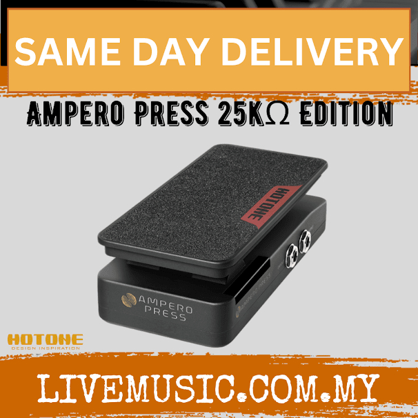 Hotone 25k Version Ampero Press Passive Volume / Expression Pedal ...