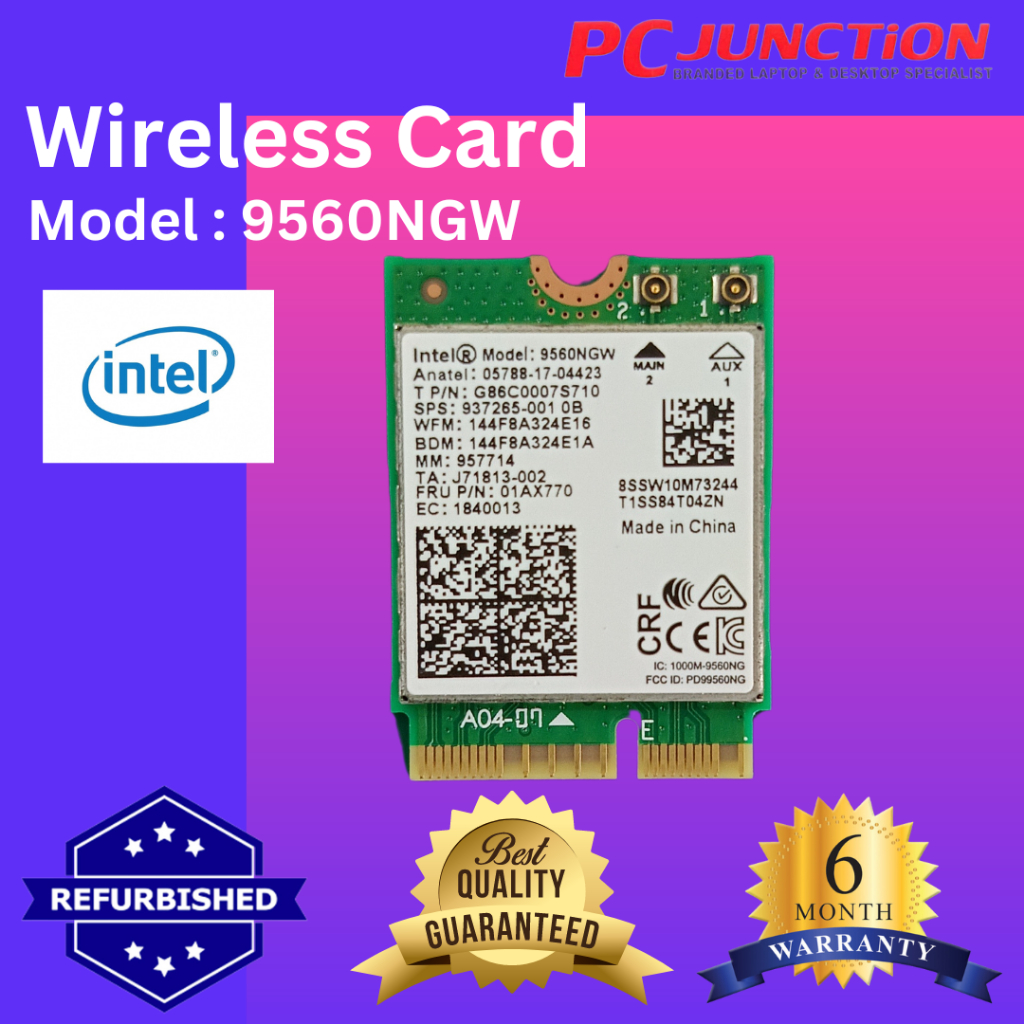Intel® Dual Band Wireless-AC 9560 9560NGW Wireless Card | Shopee Malaysia