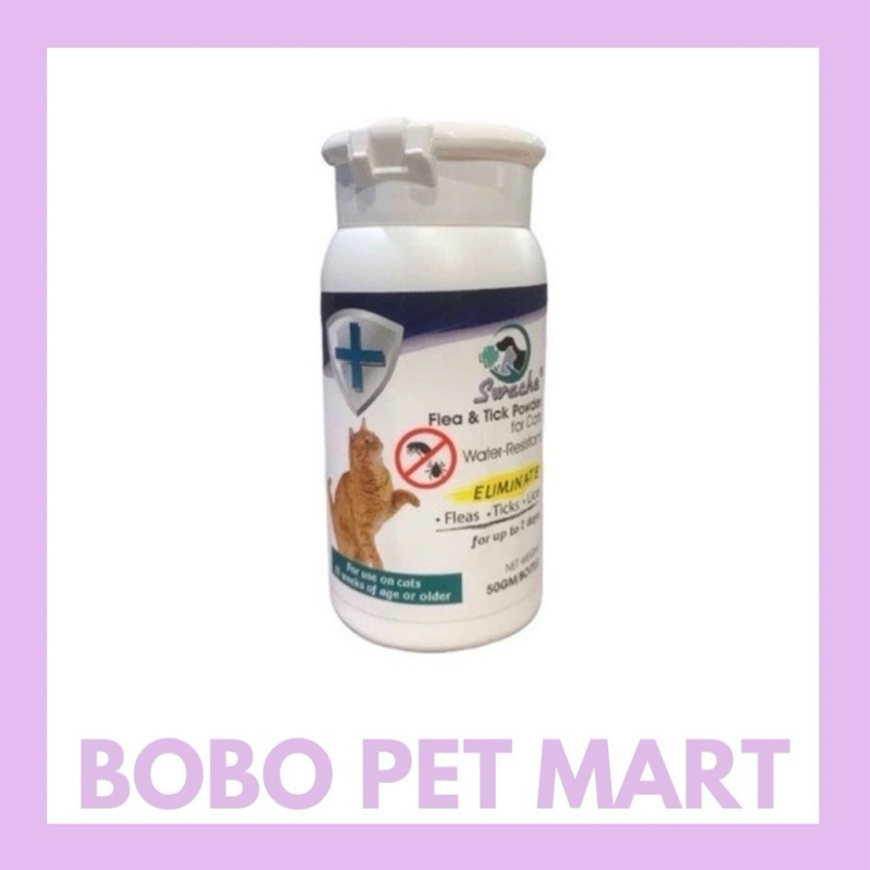 Swache Flea & Tick Powder for Cats 50g | Shopee Malaysia