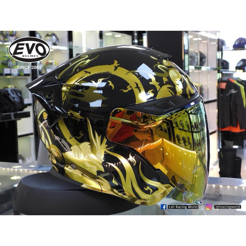 Evo RS9 Samurai Helmet (Color Visor Sold Separately) | Shopee Malaysia