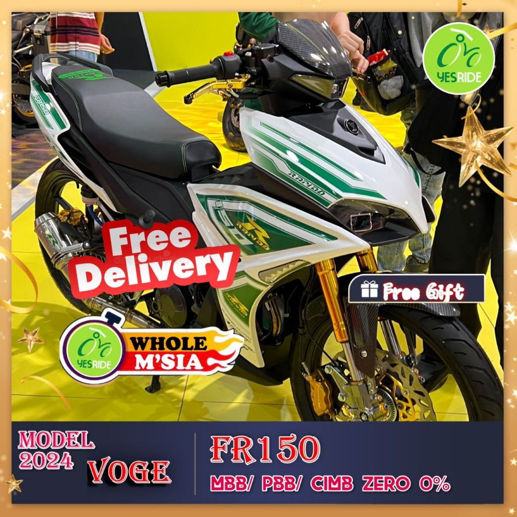 VOGE FR150 New Model 2024 | Shopee Malaysia