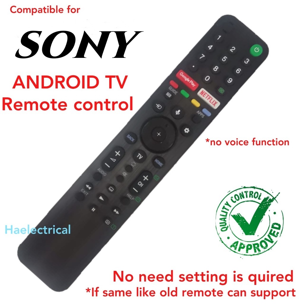 Sony Android TV Remote Control TX500P | Shopee Malaysia