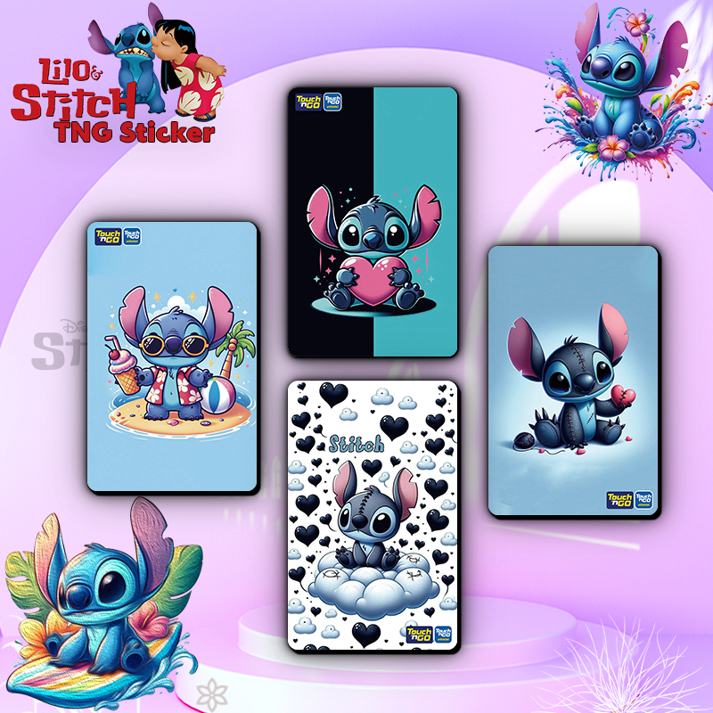 Disney's Stitch (Series 1) TNG Pelekat - Tng Touch N Go/Bank kad ...