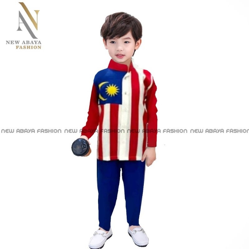 Baju Merdeka Budak Baju Merdeka 2024 Baju Merdeka Budak Fabric Como ...