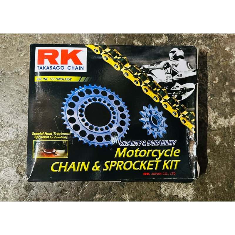 RK ORING SPOCKET SET 428 Y15 RS150 R15 RFS RANTAI ORING SPOCKET SET RK ...
