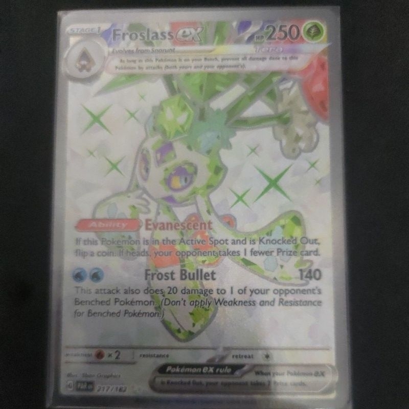 pokemon ptcg froslass ex 217/182 | Shopee Malaysia