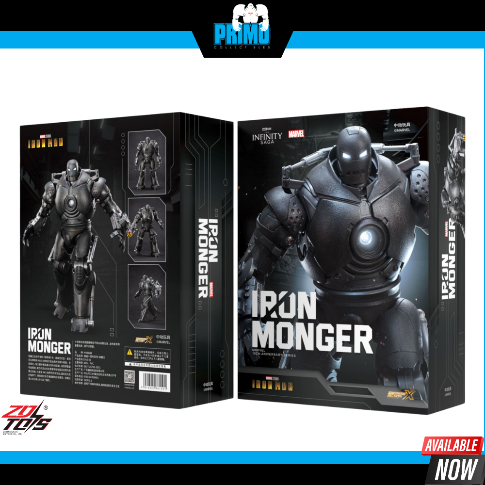 ZD Toys - Scale 1/10 Iron Monger Action Figure LED version [Ready Stock ...