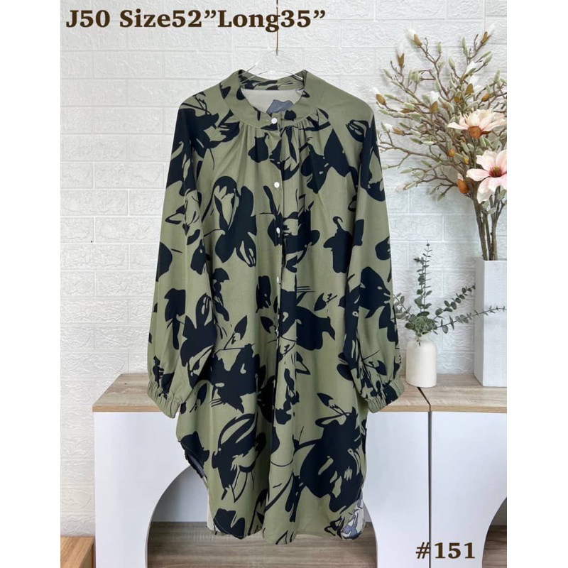 HOT BLOUSE🔥BLOUSE BERCORAK F50/BLOUSE LABUH BERCORAK IRONLESS/BLOUSE ...