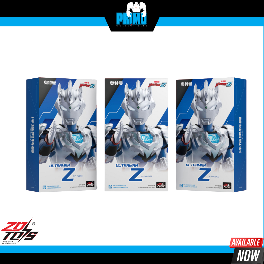 ZD TOYS Ultraman Z Alpha Edge Ultraman Light-Up Series - 1/10 Action ...