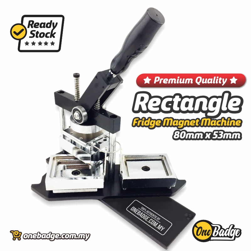 Rectangle Fridge Magnet Machine- 80mm x 53mm | Premium Quality Fridge ...
