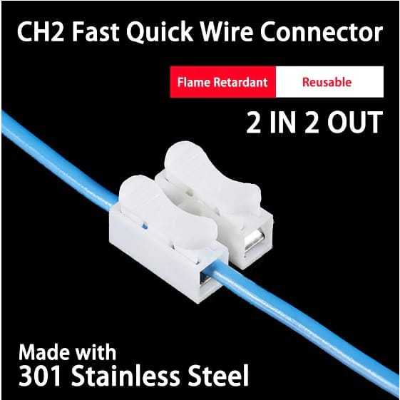 (10PCS) 2/3 Pin Fast Wire Connector Clip 10A Terminal block Electrical ...