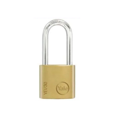Yale Essential Brass Long Shackle Padlock 30mm | Shopee Malaysia