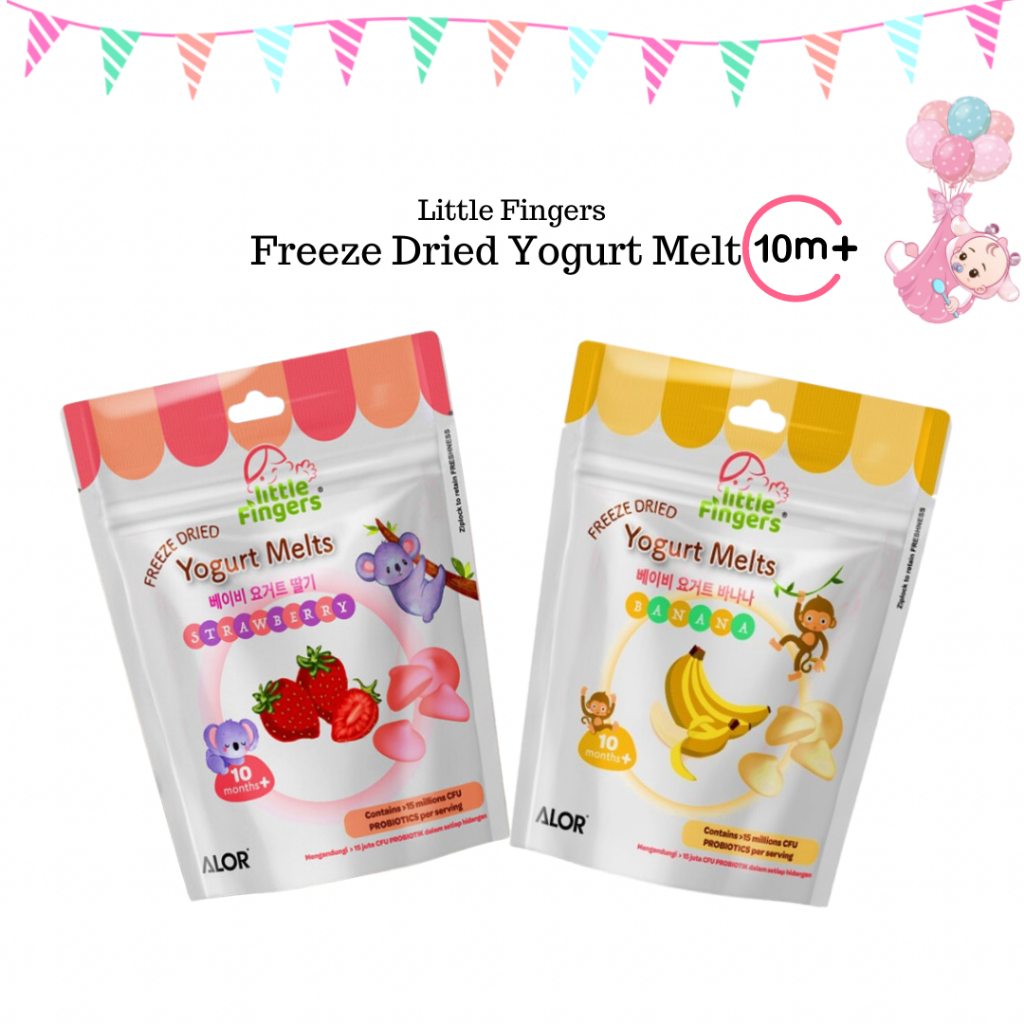 Little Fingers by Alor - Freeze Dried Yogurt Melt (10m+) | Shopee Malaysia