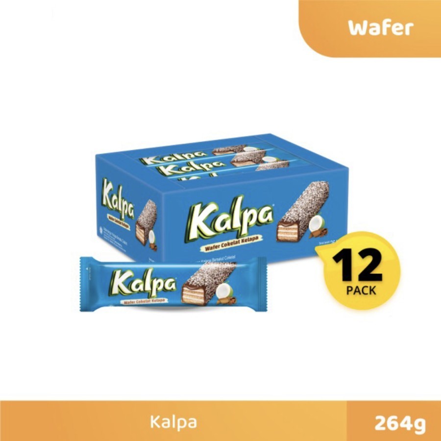Kalpa Wafer Cokelat Kelapa (12pcs x 22g) | Shopee Malaysia