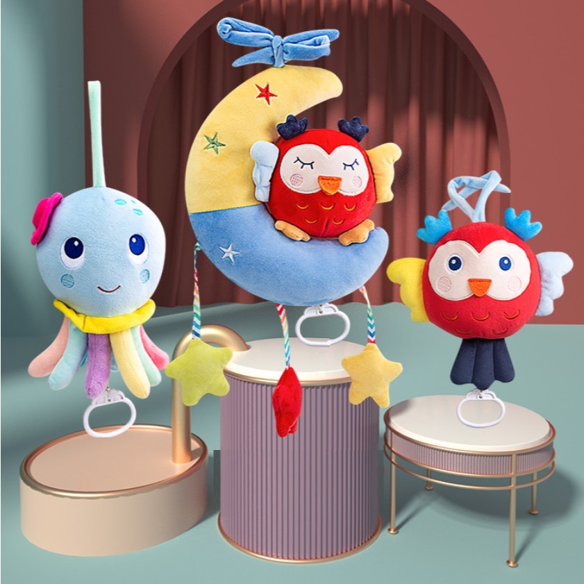 TC Baby & Happy Monkey Baby Music Pull Hanging Toy / Bell Wind Chime ...