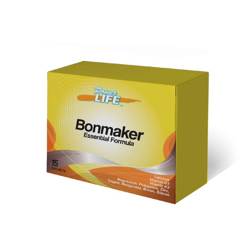 Powerlife Bonmaker Essential Formula 15Sachets (Bone Health Supplement ...