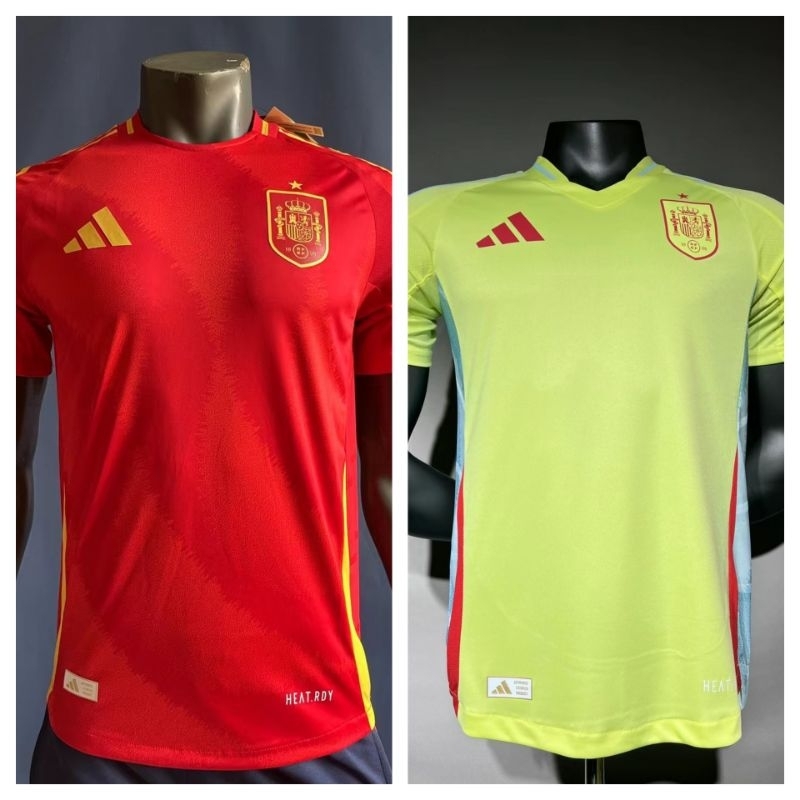 SPAIN HOME & AWAY EURO KIT 2024 JERSEY (PLAYER ISSUE]] | Shopee Malaysia